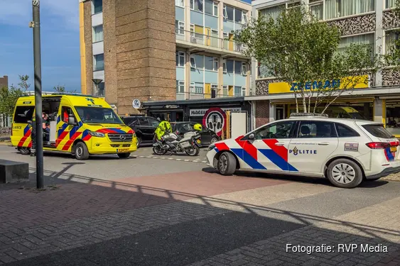 Ongeval tussen elektrische fiets en auto op Marsdiepstraat